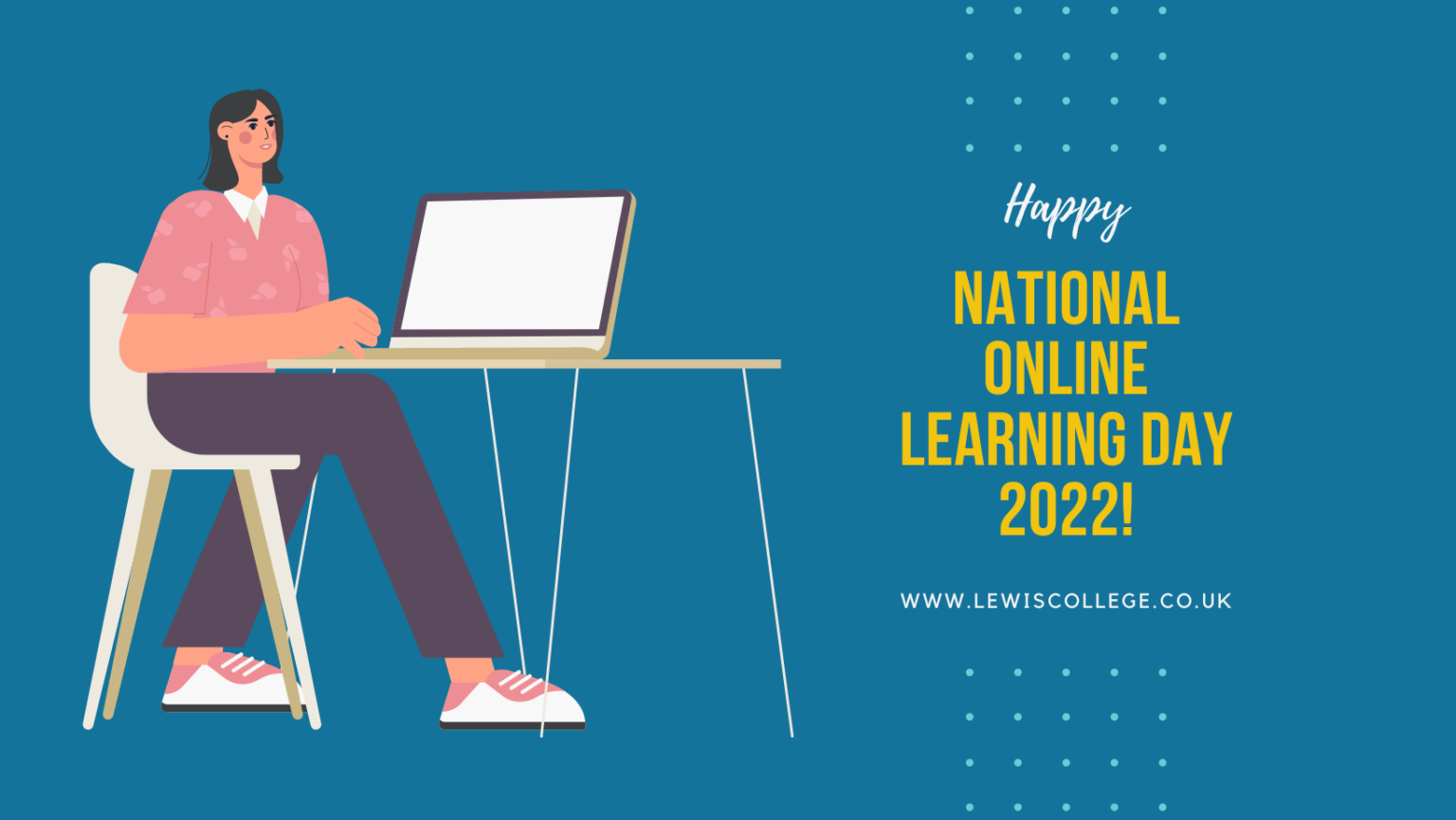 National Online Learning Day - Change career with Lewis College